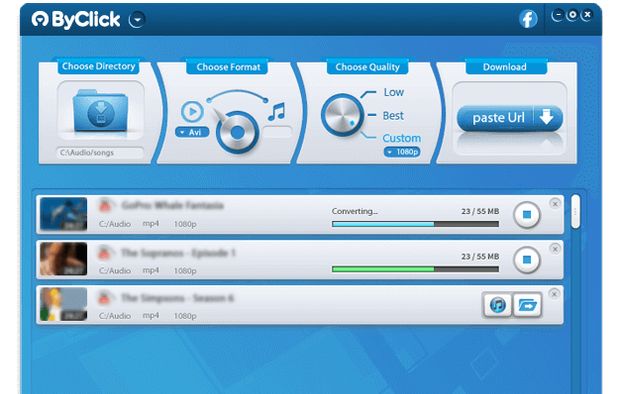 By Click Downloader: Video downloader for Windows that supports several ...