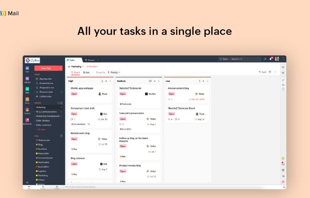 Zoho Mail: Secure, encrypted, and enterprise-ready email solution, a ...